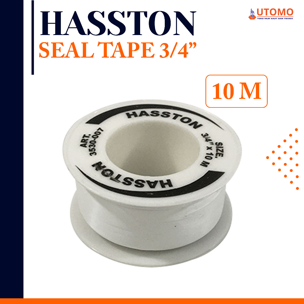 Jual HASSTON Seal Tape 3/4"x10m Sealtape Siltip lebar 20mm isolasi pipa ...