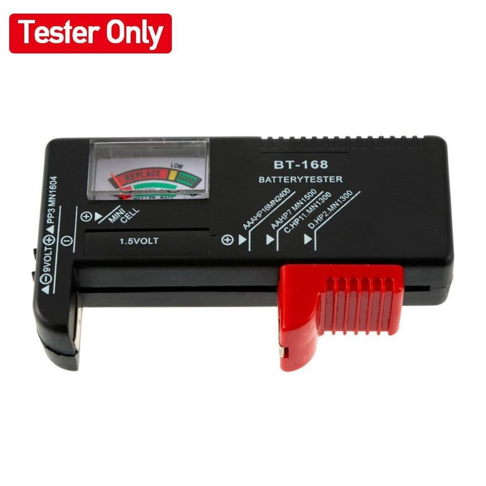 Jual Battery Tester Alat Tes Baterai Checker Analog BT168 Hitam ...