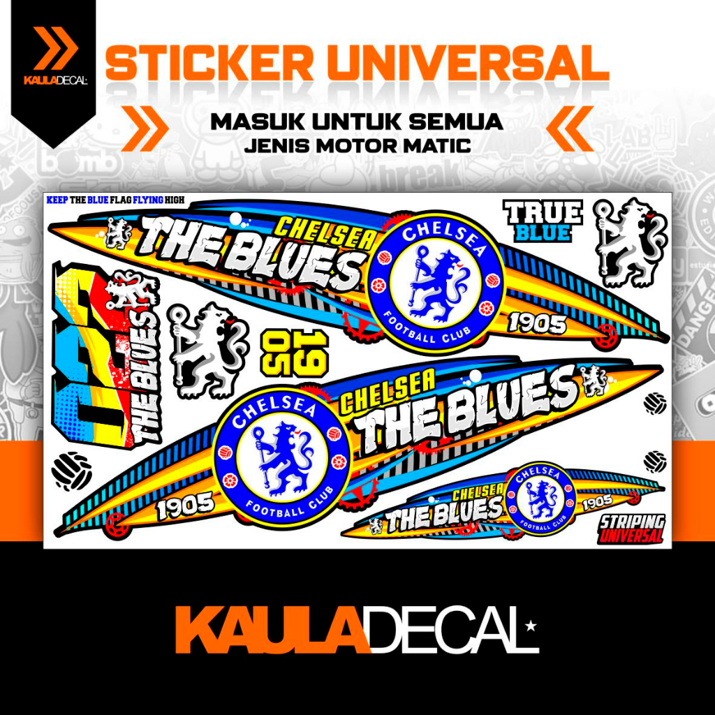 Jual STIKER STRIPING MOTOR ALL MATIC MOTIF 65 / UNIVERSAL MATIC ...