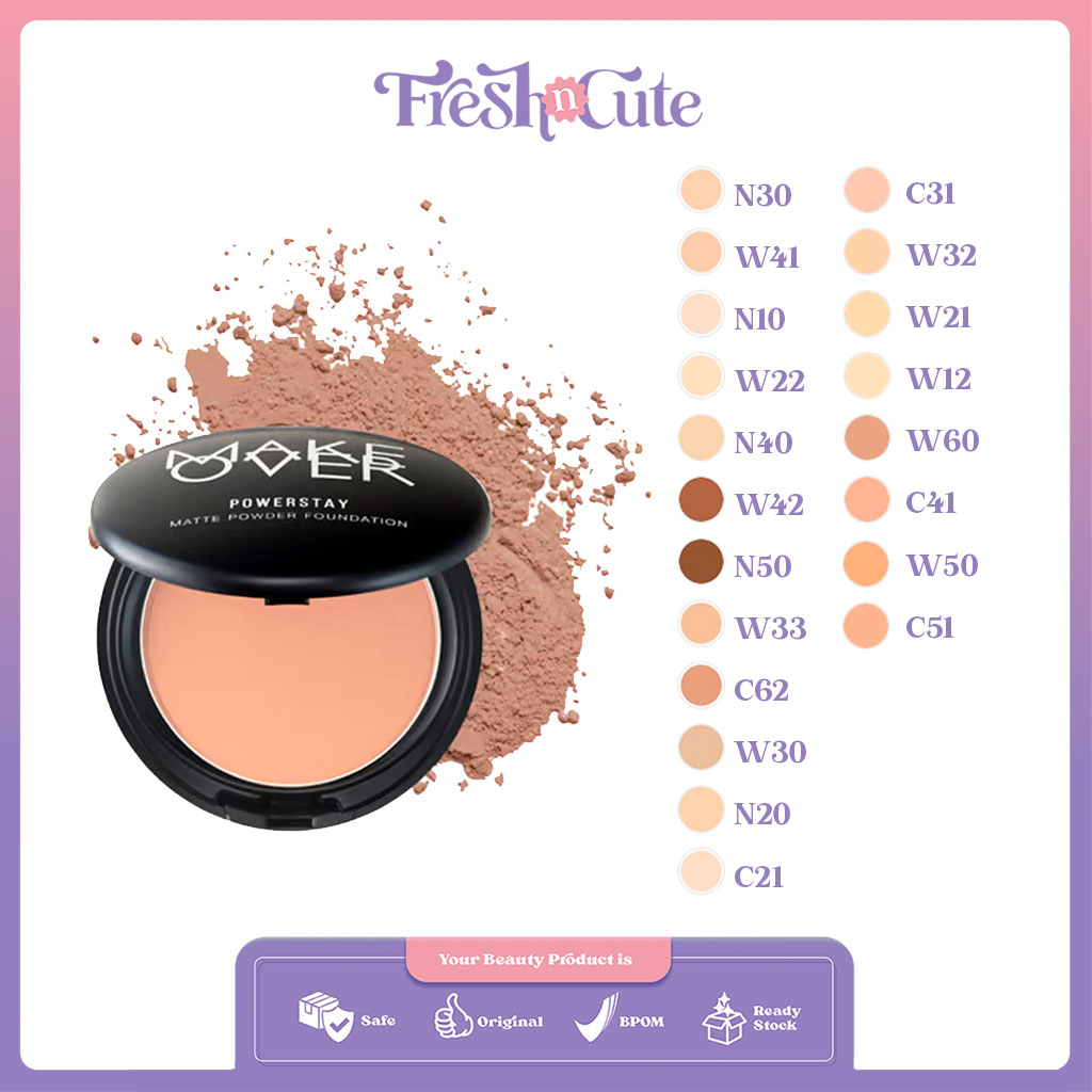 Jual MAKE OVER - Matte Powder Foundation | Shopee Indonesia