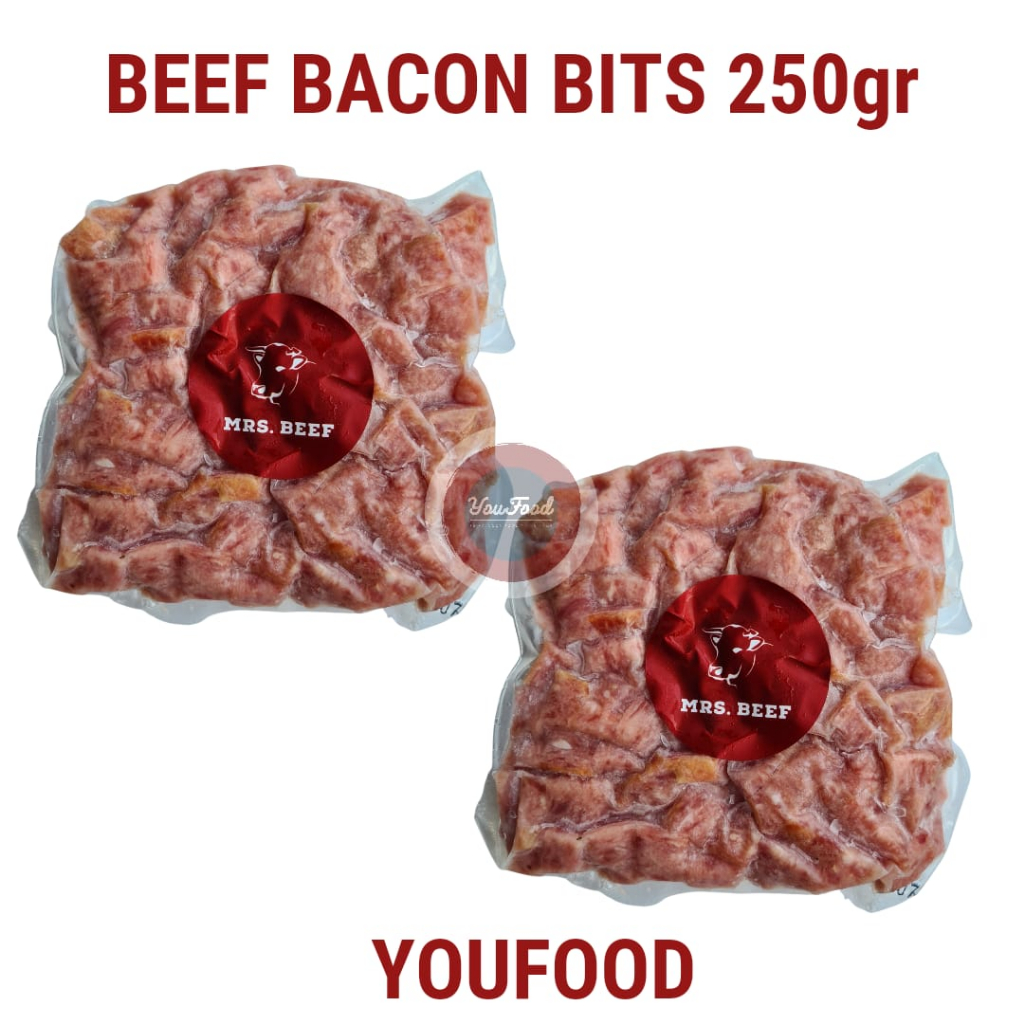 Jual Beef Bacon Bits - Bacon Sapi Potongan Dadu Kecil 250gr | Shopee ...