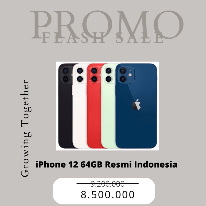 Jual HANDPHONE IPHONE 12PRO 256GB RESMI IBOX | Shopee Indonesia