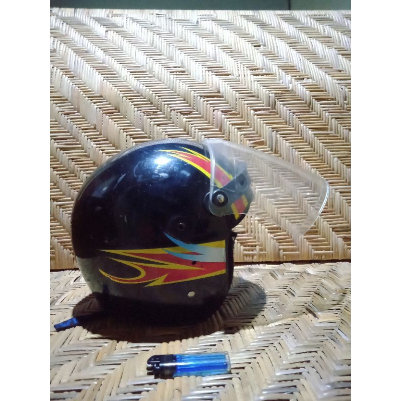 Jual HELM YAMAHA JADUL LAWAS HELM YAMAHA LIDAH API | Shopee Indonesia