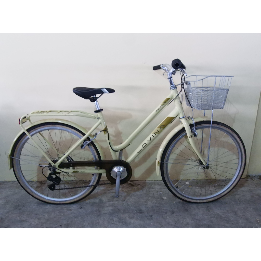 Jual Polygon Sepeda Kota 26 Inch Lovina Cream | Shopee Indonesia