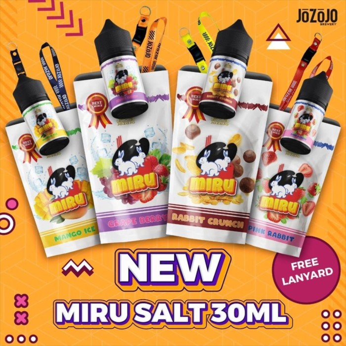 Jual [SALT] - MIRU 30ML 30MG SALTNIC SERIES MANGO ICE - GRAPE BERRY ...