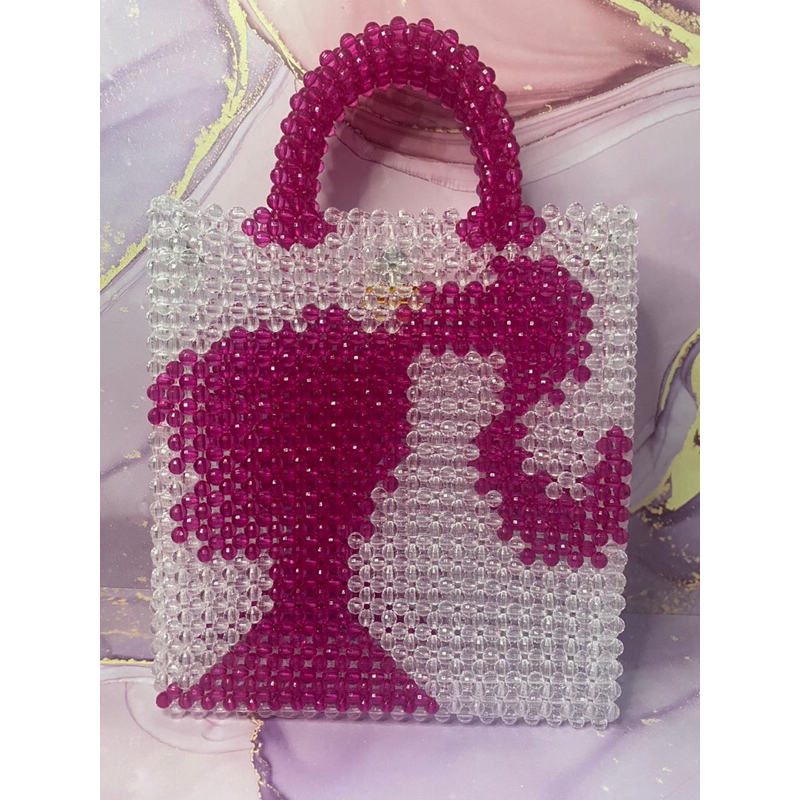 Jual Pearlbag BARBIE ( tas lucu/handmade/ tas mutiara / barbie / pink ...