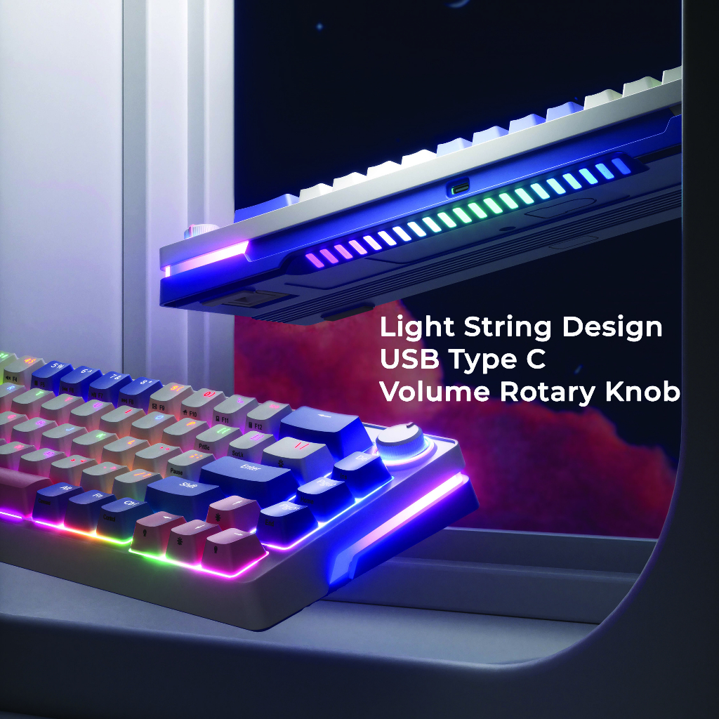 Jual Zifriend ZA68 Mechanical Keyboard 68 Keys RGB Wired | Shopee Indonesia