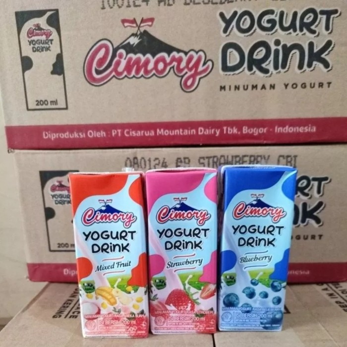 Jual Cimory SUSU Yogurt Drink 200 ml 1 Dus Isi 24 pcs | Shopee Indonesia
