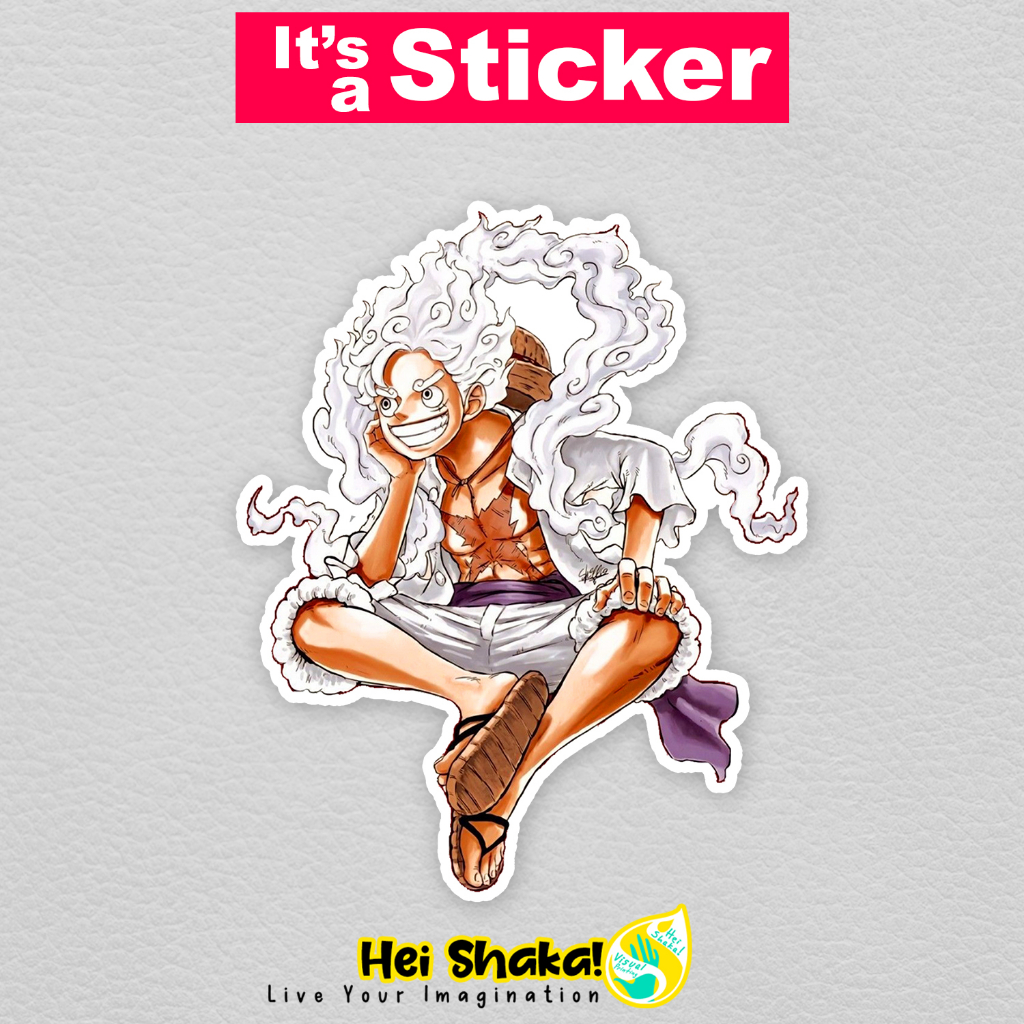 Jual Heishaka Stiker 02 Monkey D Luffy Gear Fifth 5 Sun God Nika ...
