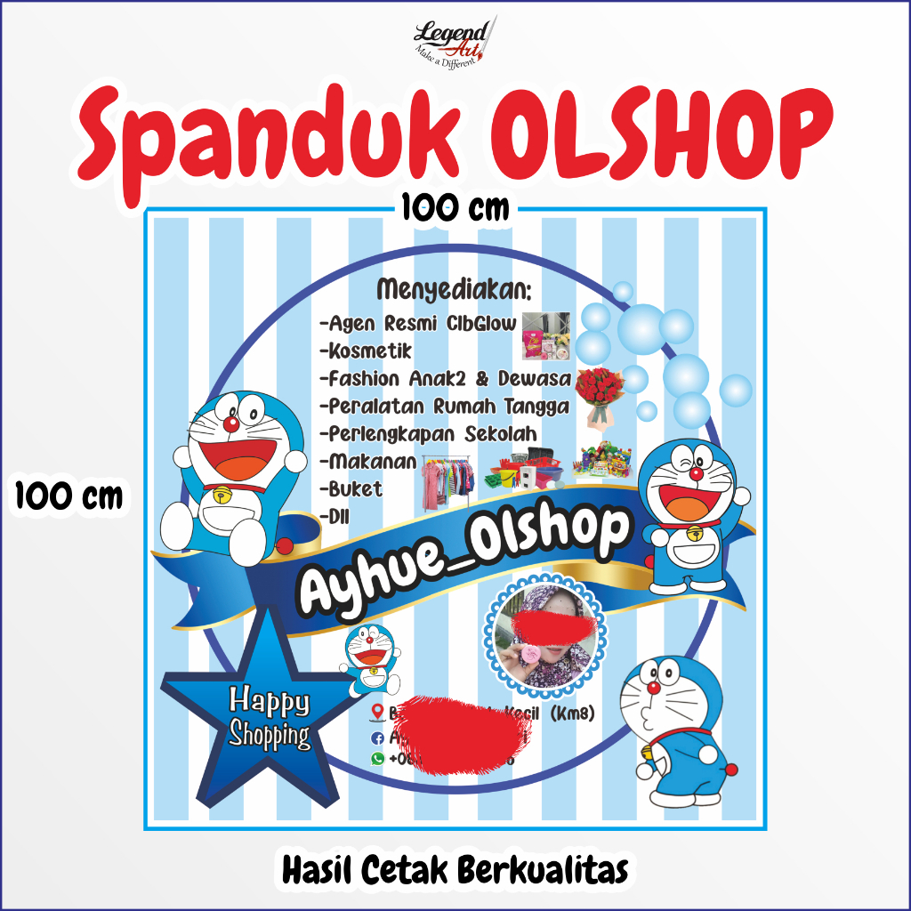 Jual Spanduk Online Shop - Spanduk Olshop Ukuran 100x100cm - Hasil ... Jual Spanduk Online Shop - Spanduk Olshop Ukuran 100x100cm - Hasil ...
