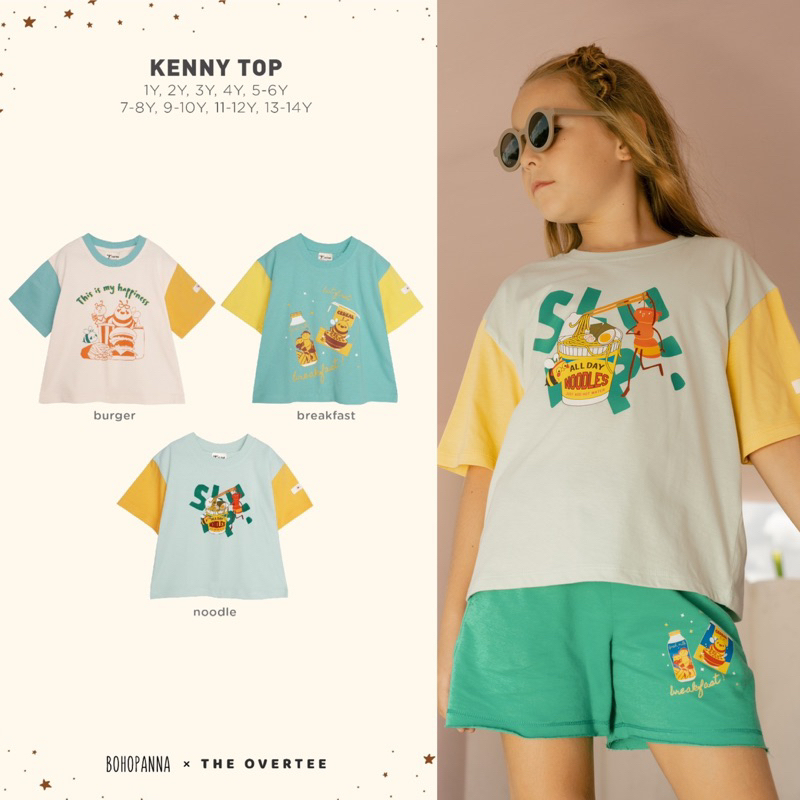 Jual Bohopanna KENNY TOP 1-14thn / Kaos Oversize Anak | Shopee Indonesia