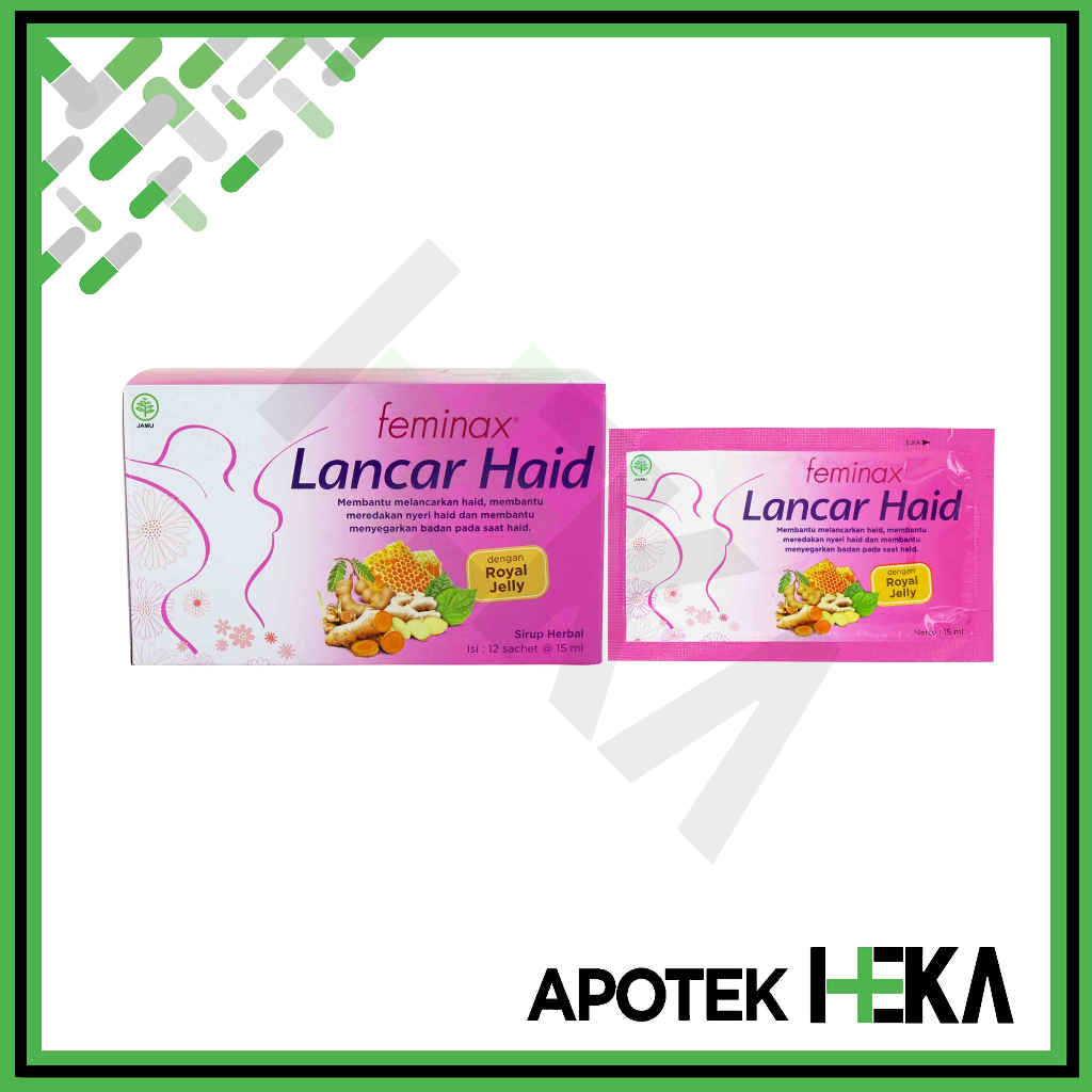 Jual Feminax Lancar Haid Box isi 12 Sachet - Meredakan Nyeri Datang ...