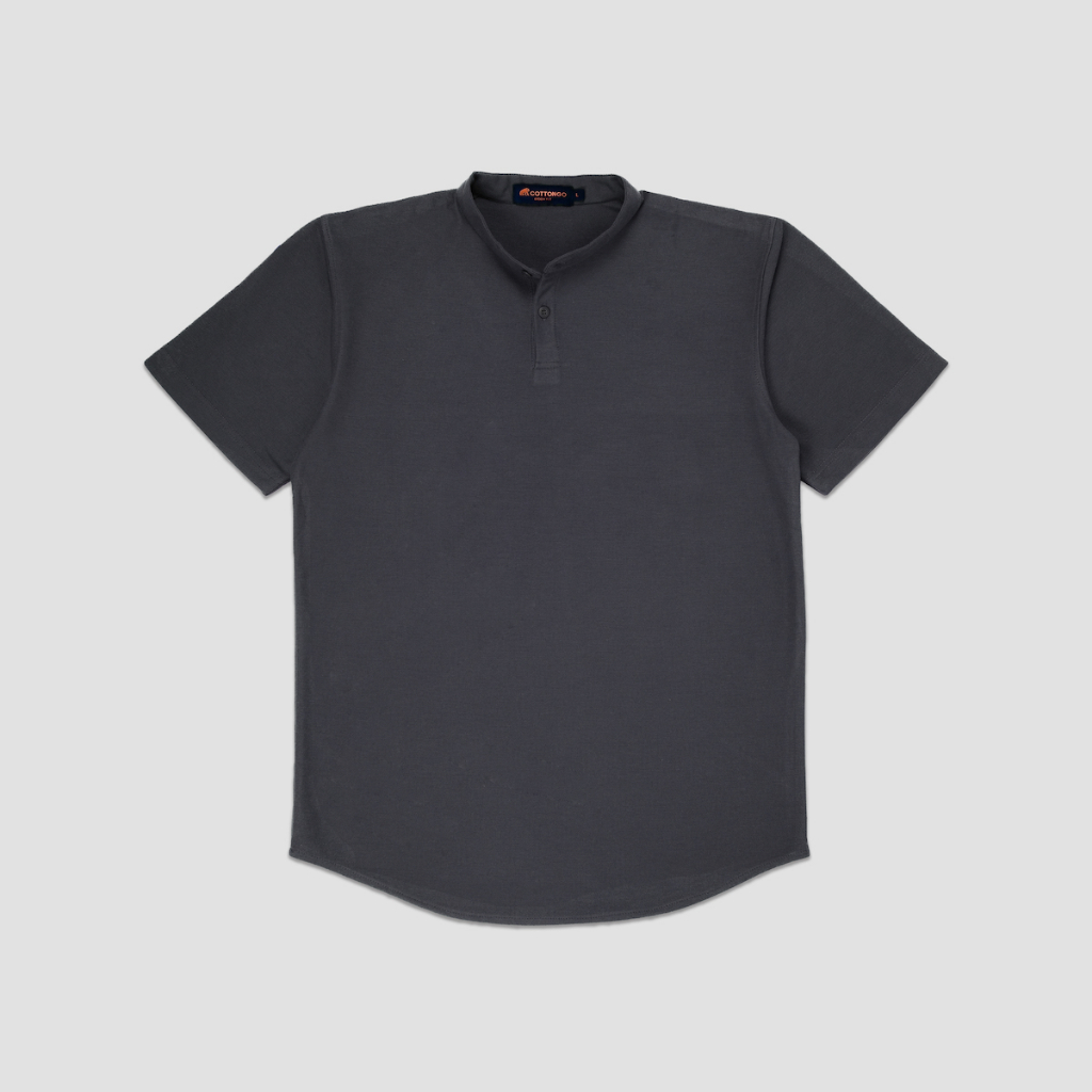 Jual Cottongo Polo Shirt Shanghai Grey | Shopee Indonesia