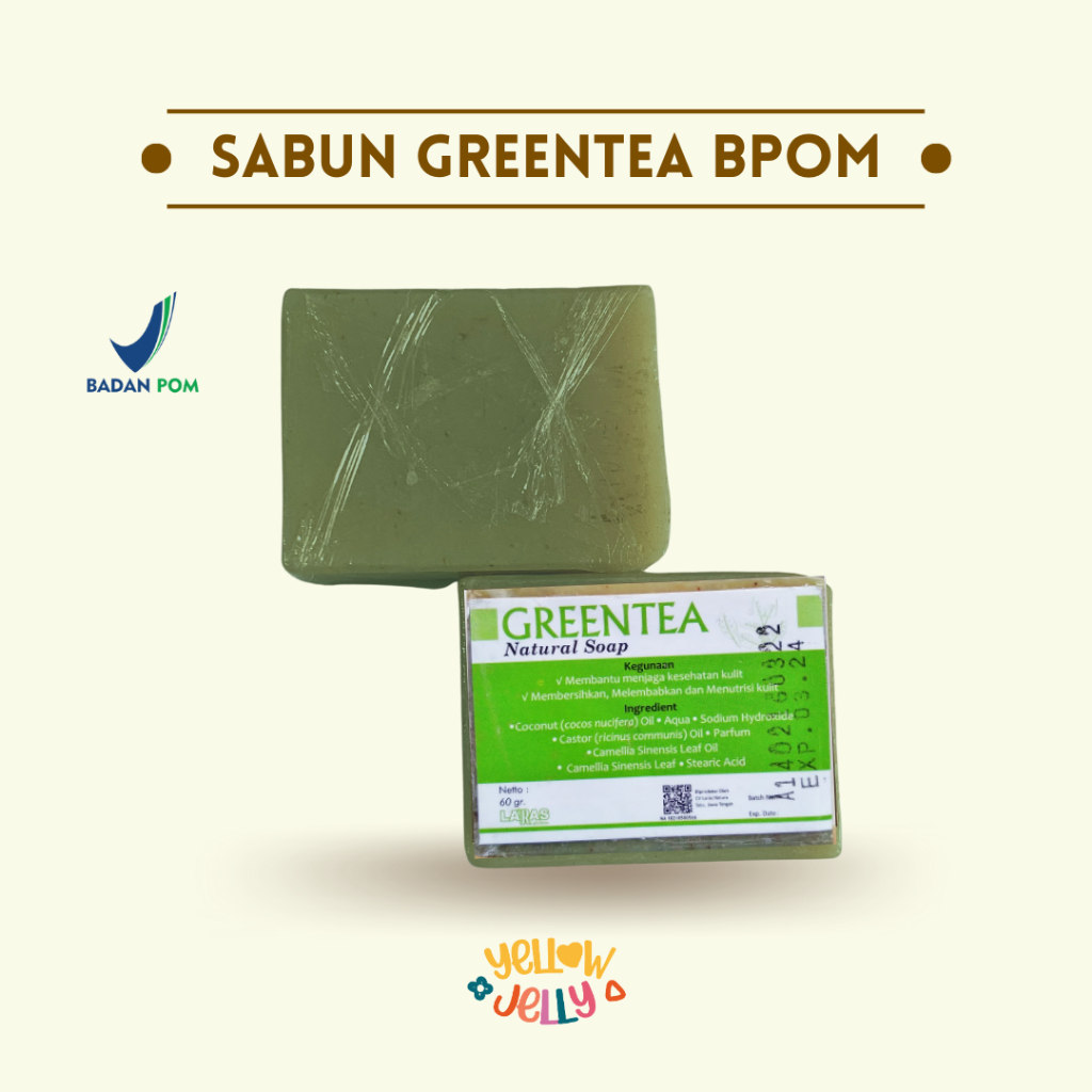 Jual Sabun Greentea - Natural Soap - Sabun Jerawat Ekstrak Teh Hijau ...
