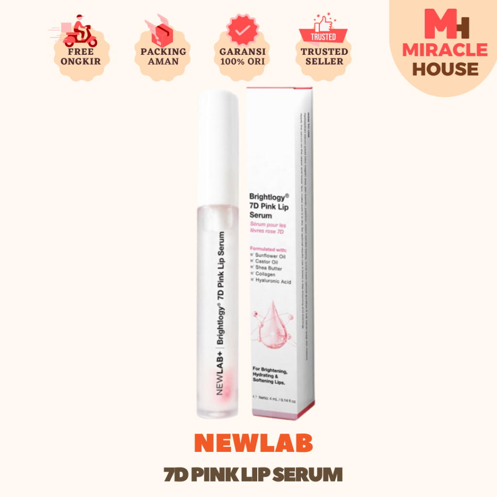 Jual Newlab 7D Pink Lip Serum I Lipgloss Bening Lip Balm Serum Bibir Pink Alami NewLab New Lab ...