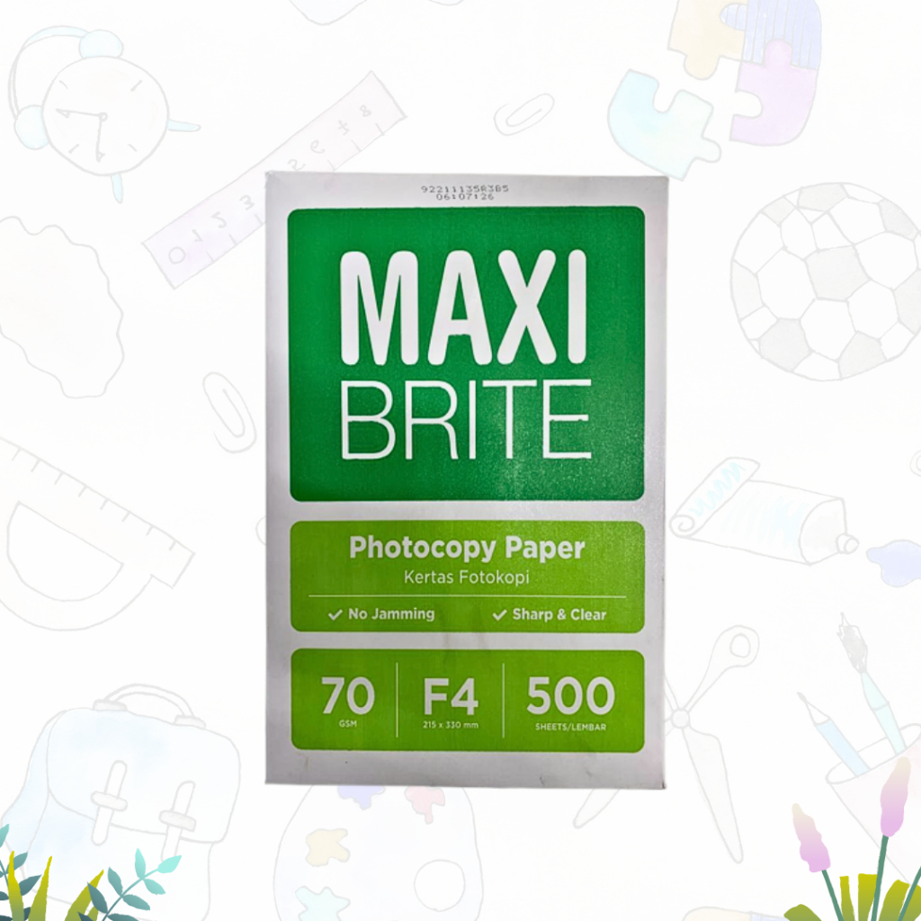 Jual KERTAS HVS MAXI BRITE F4 70GSM / HVS MAXI BRITE F4 / FA 70GSM ...