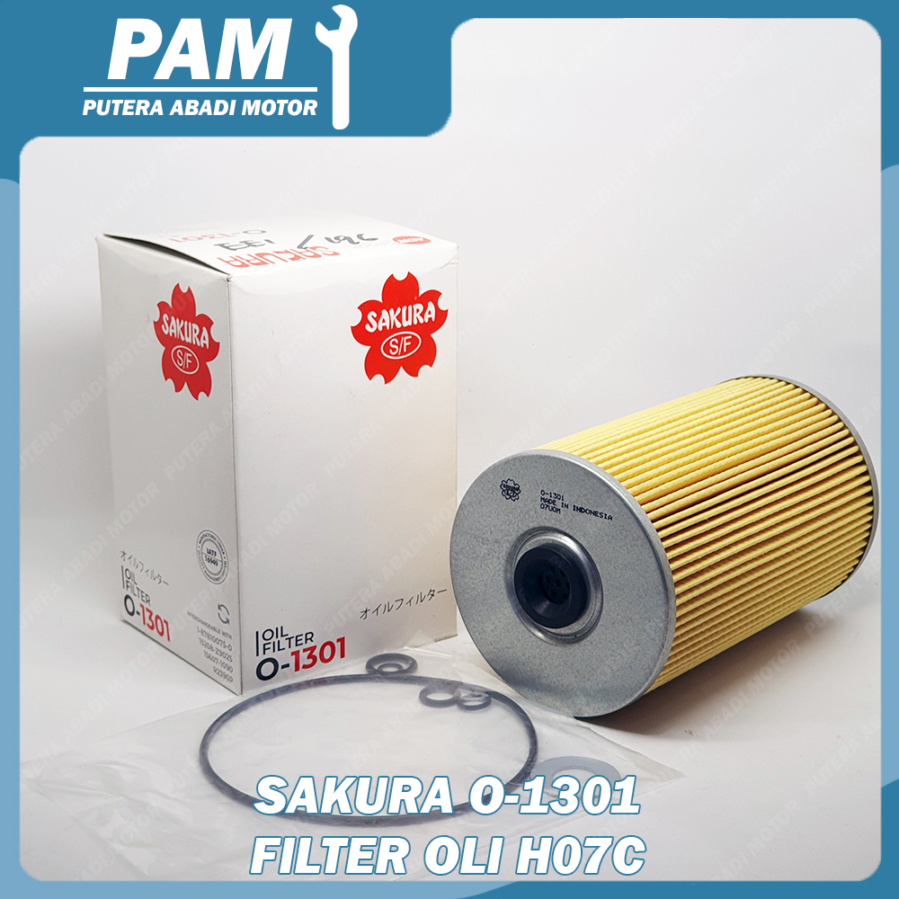 Jual Filter Oli Hino Jumbo H07C Sakura Tipe O-1301 15607-1090 O1301 | Shopee Indonesia