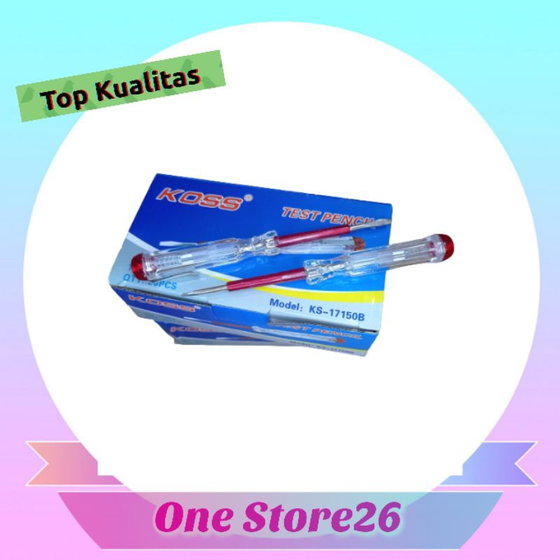 Jual Tespen Listrik merah/Obeng tespen Listrik | Shopee Indonesia