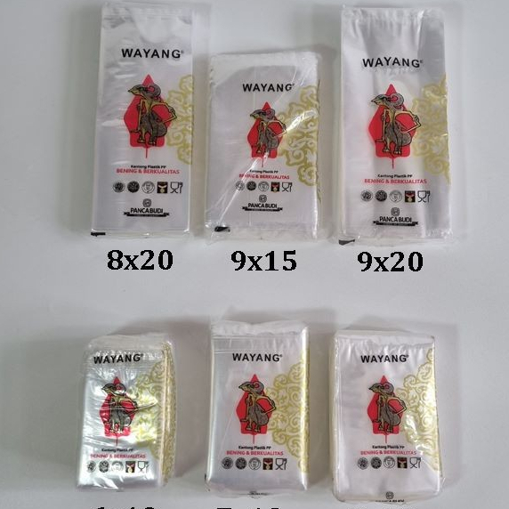 Jual PLASTIK WAYANG / PLASTIK BENING / PP WAYANG UKURAN KECIL | Shopee ...
