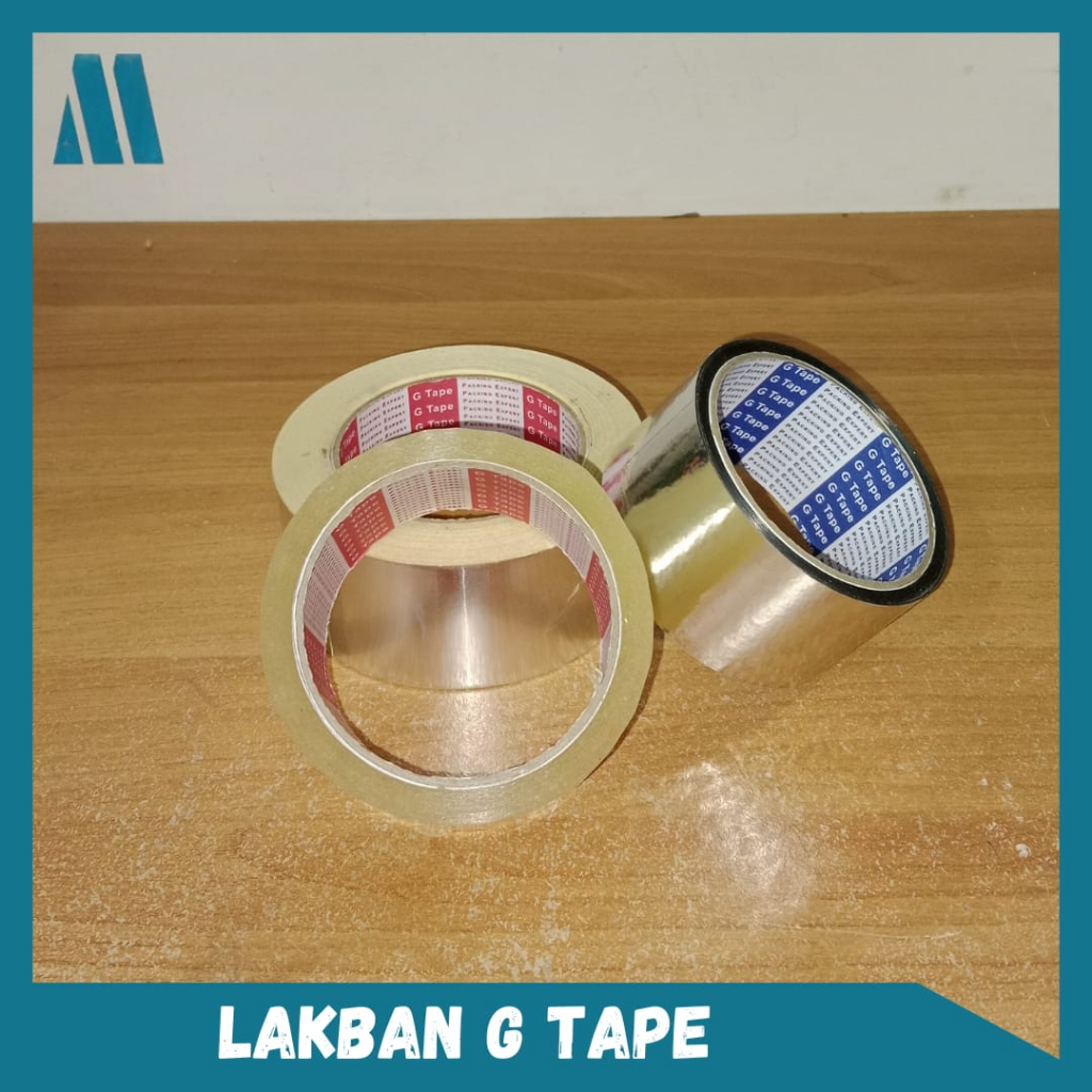 Jual Lakban G tape 2 Inch Bening / Alumunium Kertas / Metalizing ...