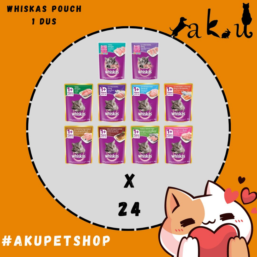 Jual Whiskas Pouch 80gr (1 DUS) | Shopee Indonesia