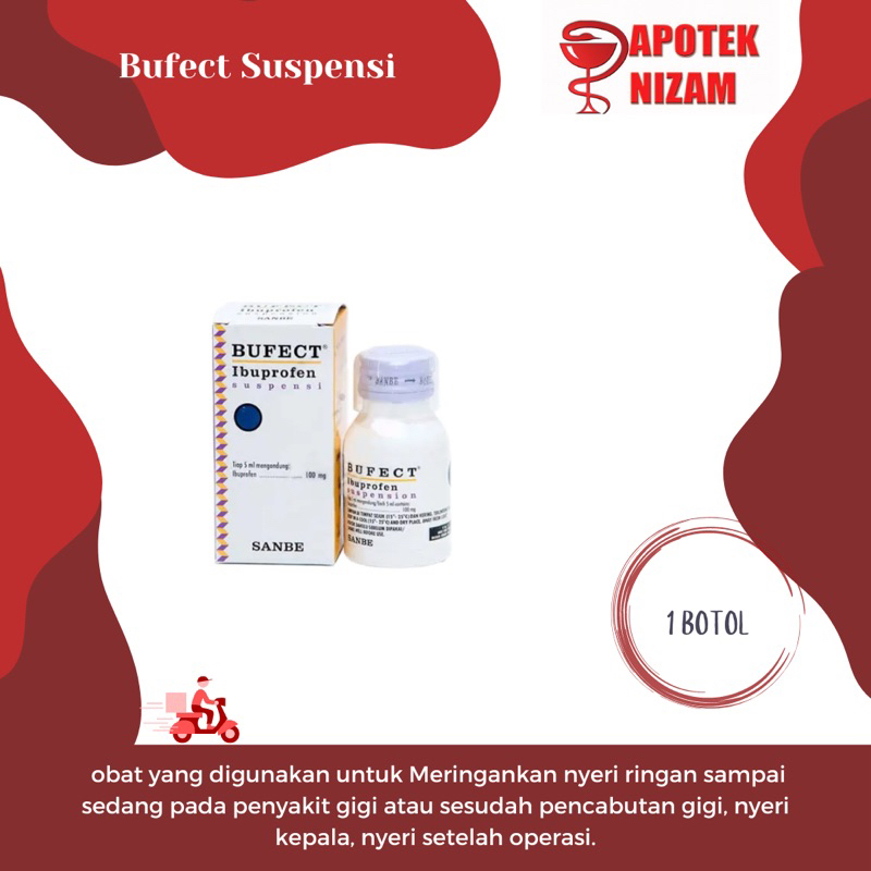 Jual Bufect Sirup/ Penurun Demam dan Nyeri Pada Anak | Shopee Indonesia