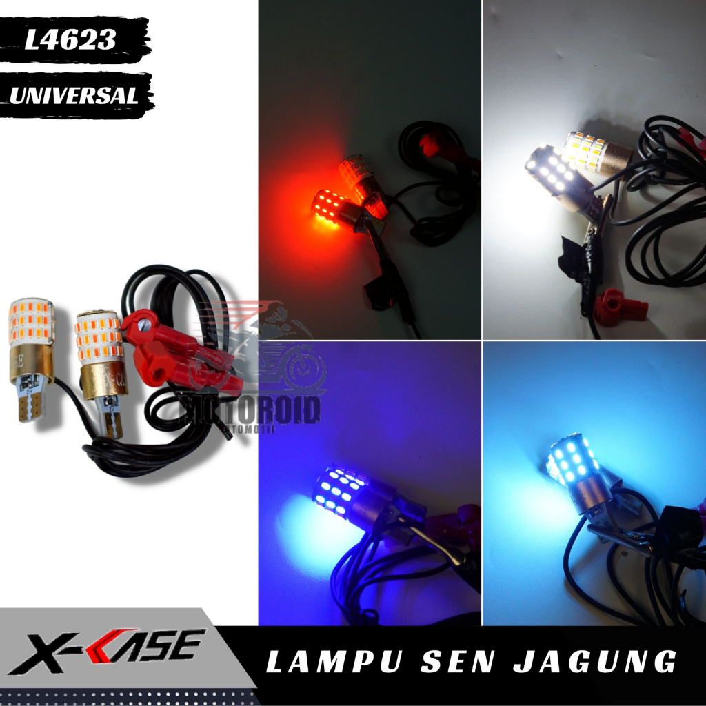 Jual Lampu Sen Motor Lampu Model Plus Senja Universal Jagung Led T10 JS ...