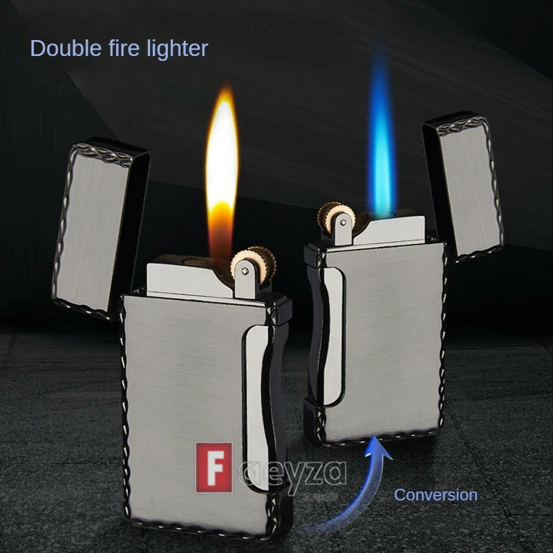 Jual Korek Api Roda Gas Lighter 2310 2in1 Bara las atau api lilin Unik ...