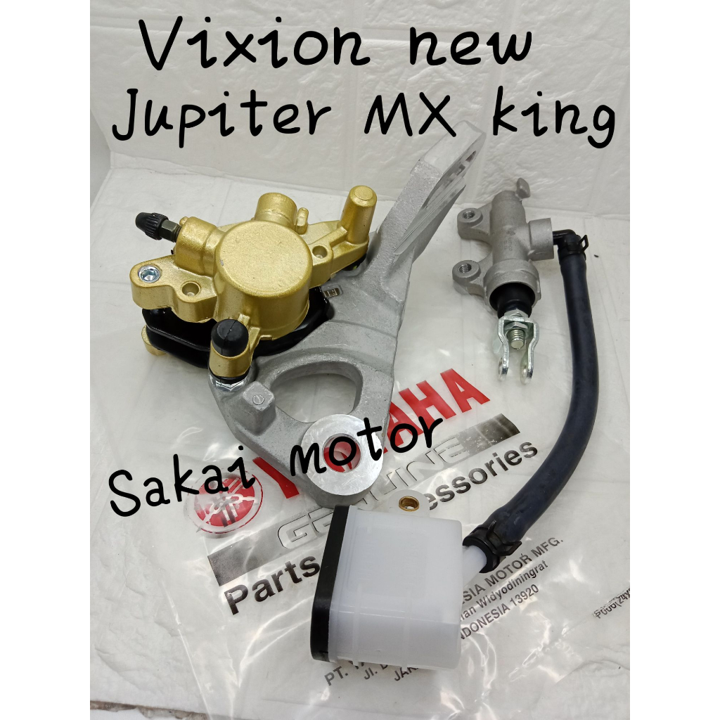 Jual KALIPER PALA BABI PLUS TONJOKAN MASTER BELAKANG VIXION NEW JUPITER MX KING SET BREKET ...