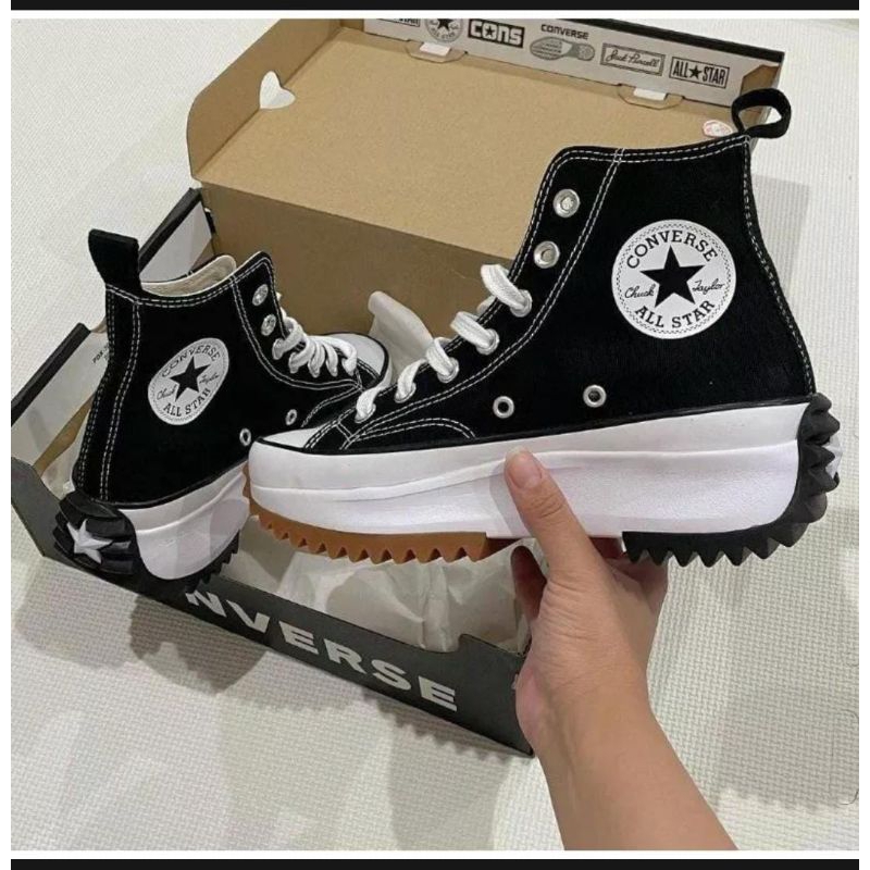 Jual Sepatu Converse Run Star Hike Wanita Pria 70s High Lugged Sneakers ...