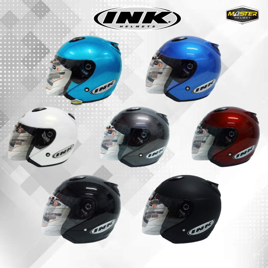 Jual HELM INK HALF FACE INK CENTRO 100% ORIGINAL INK TERLARIS | Shopee ...