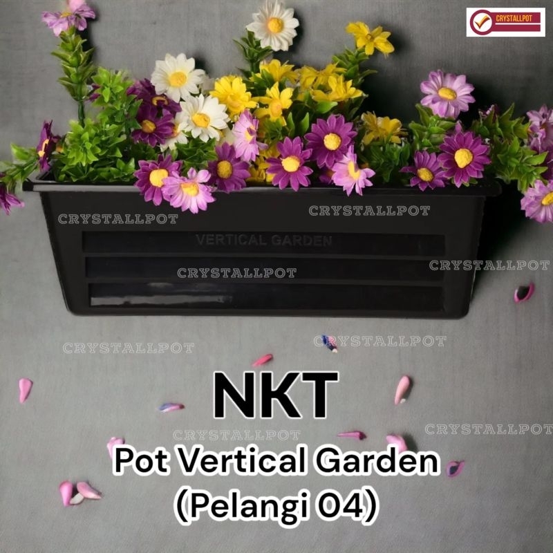 Jual Pot Bunga Tanaman Vertical Garden Tempel Gantung Nkt Pelangi 04 ...
