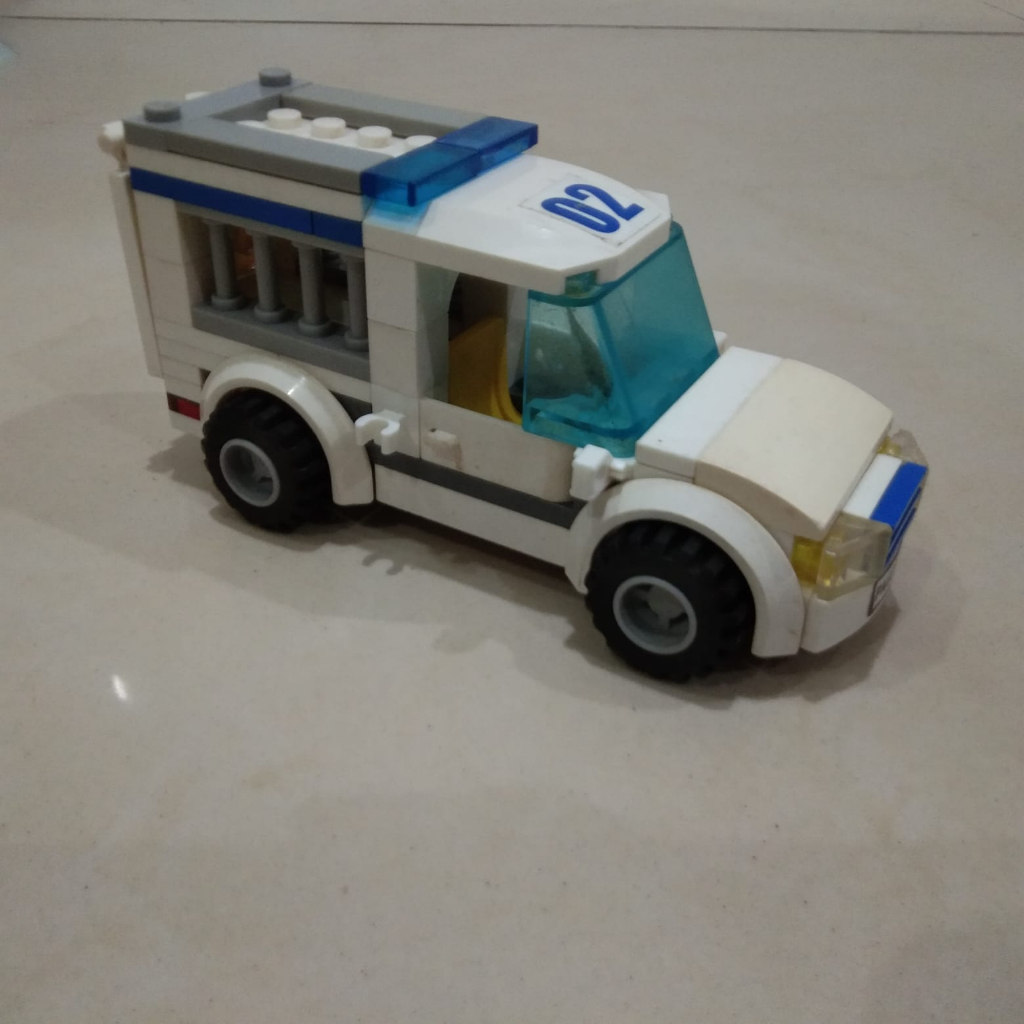 Jual Lego City MOC Police Car Mobil Polisi Putih Biru. ori original ...