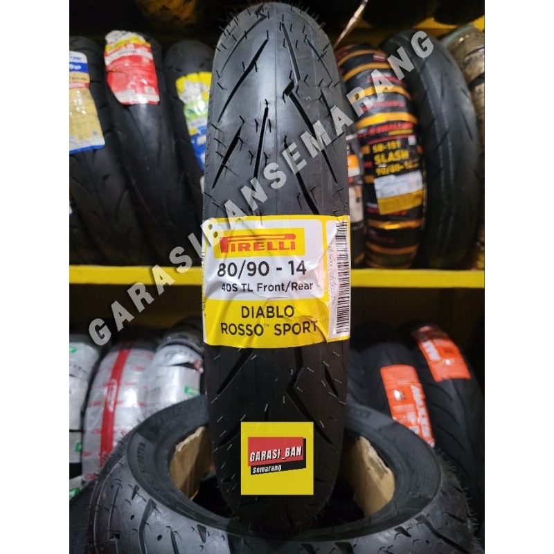 Jual BAN PIRELLI DIABLO ROSSO SPORT 80/90-14 MATIC | Shopee Indonesia