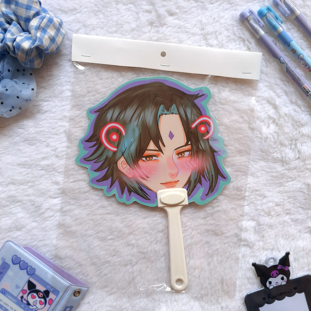 Jual hand fan JJK, TOKREV,BLUE LOCK, AOT, TRIGUN STAMPEDE, ONE PIECE ...