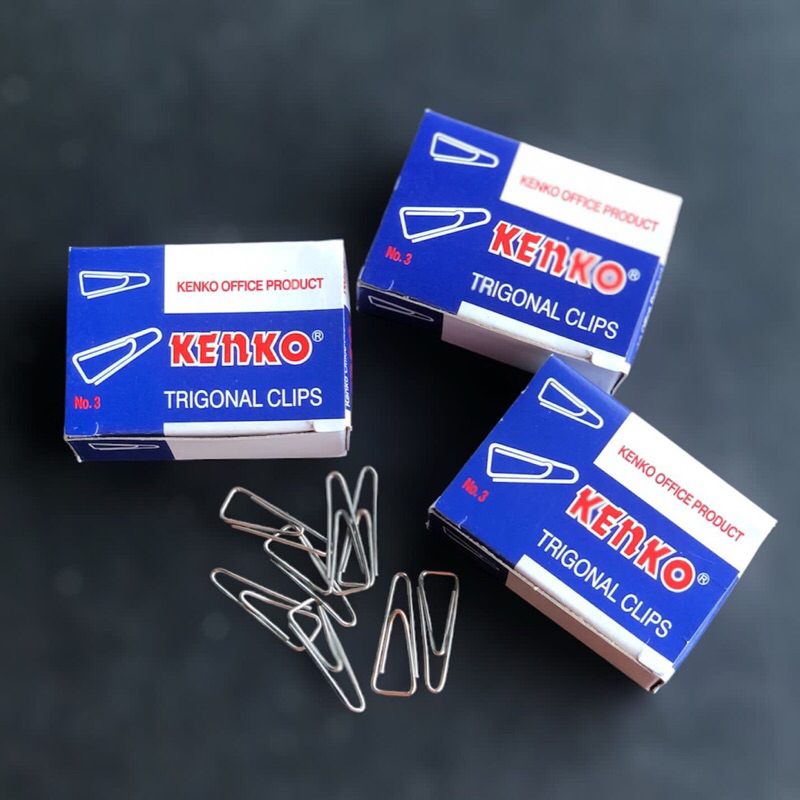 Jual Paper Clip / Paperclip / Trigonal No. 3 KENKO | Shopee Indonesia