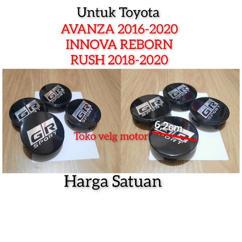 Jual Dop Roda Tutup Velg Avanza Innova Reborn Rush Diameter 6,2cm Harga ...