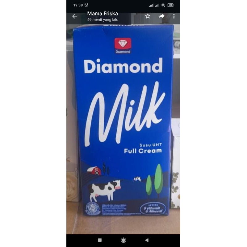 Jual diamond milk 1 liter | Shopee Indonesia