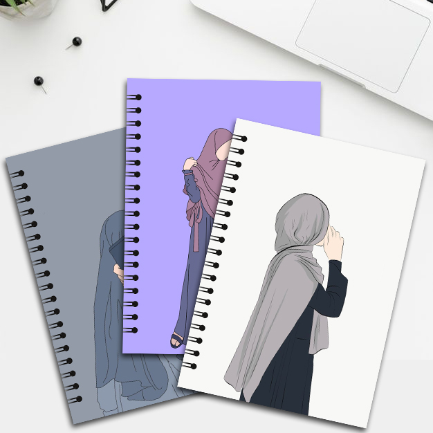 Jual NOTEBOOK A5 MUSLIMAH BUKU TULIS BESAR / NOTEBOOK / BUKU DIARY ...