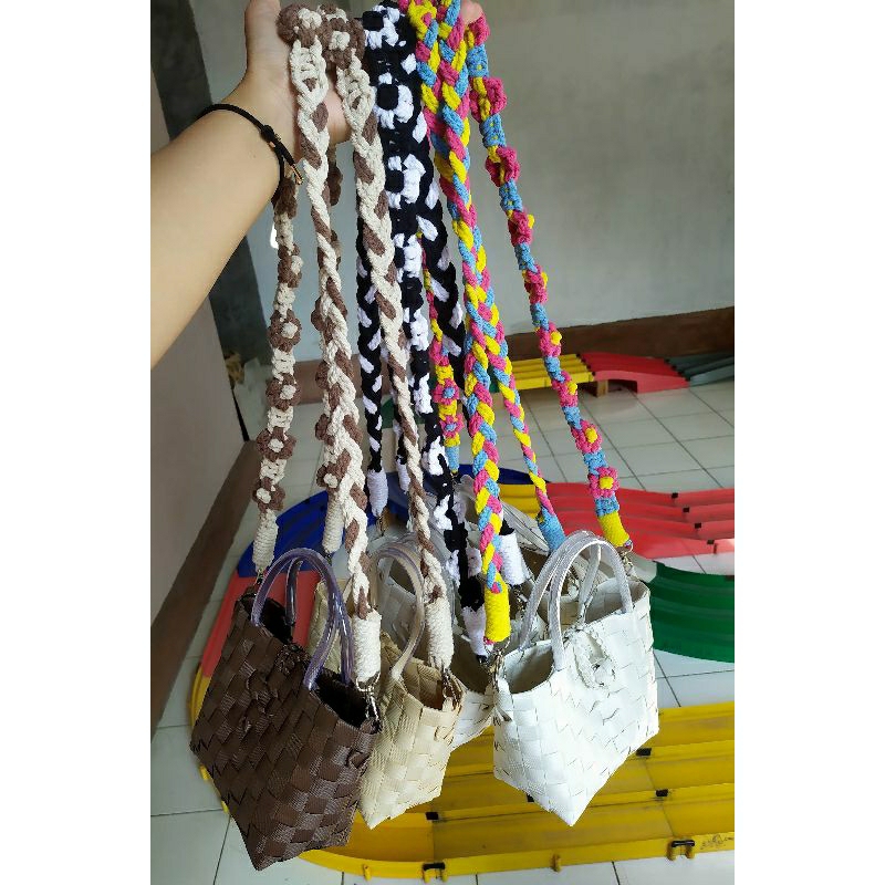 Jual Tas Anyaman Macrame / Tas Aesthetic | Shopee Indonesia