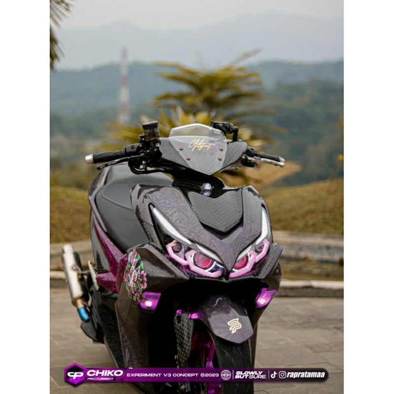 Jual HEADLAMP AEROX NEW BILED HEXAFRAME DAN D2 LASER INCLUDE PART ...