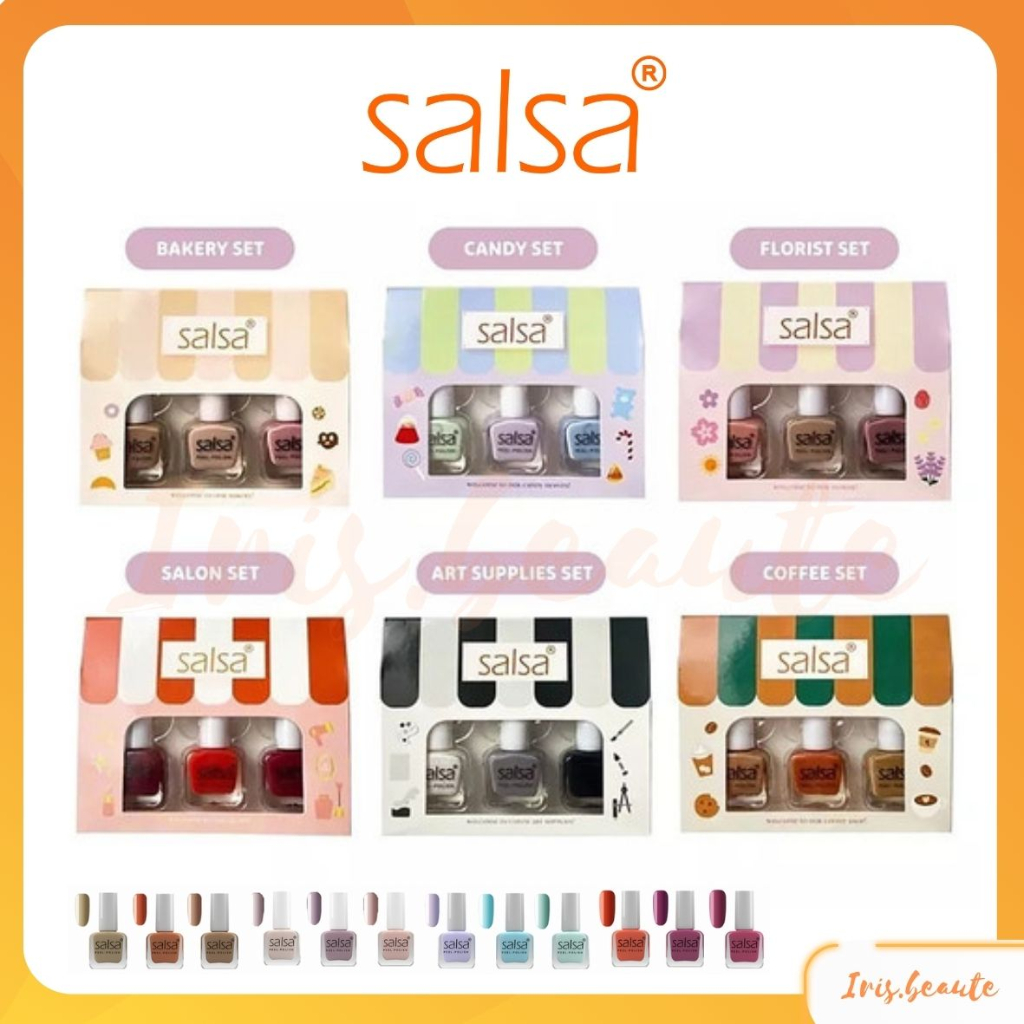Jual [isi 3] SALSA Kutek Peel Off Set isi 3 / Nail Polish Peel Off ...