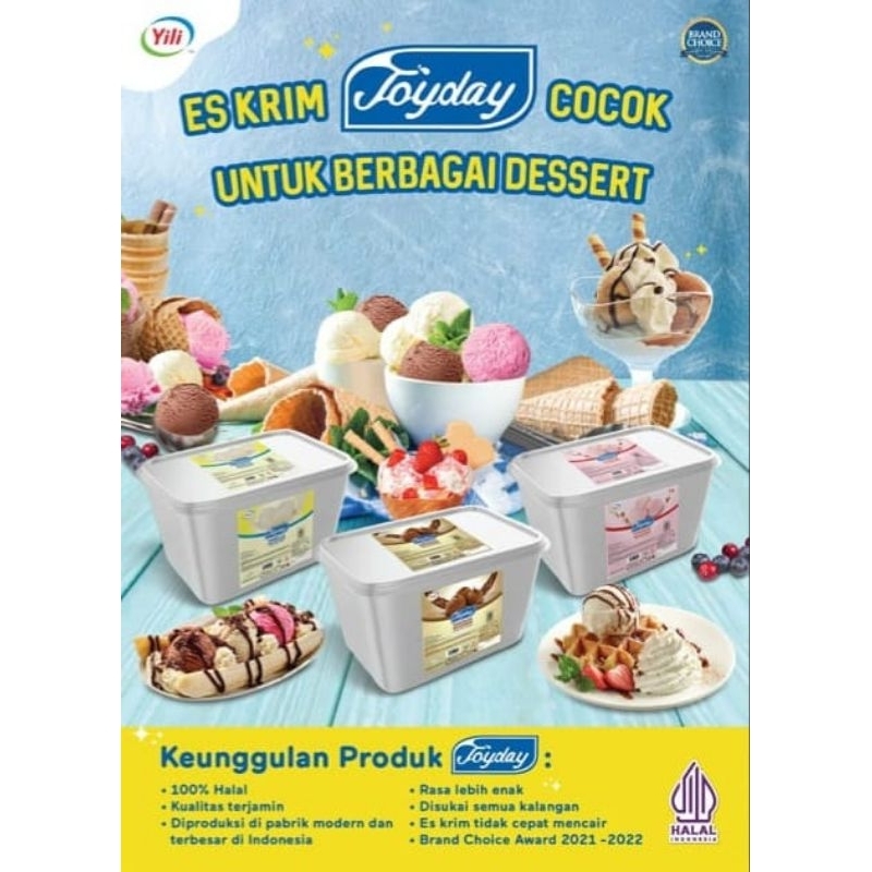 Jual PAKET ES KRIM JOYDAY PESTA, HAJATAN, KHITANAN, ULANG TAHUN (300 ...