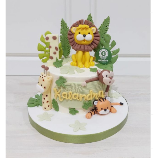 Jual CAKE TEMA HEWAN ZOO ANIMALS UK 15CM / KUE ULANG TAHUN | Shopee ...