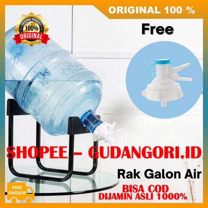 Jual Dudukan Dispenser Galon Air Tempat Galon Air Rak Galon Air Free ...