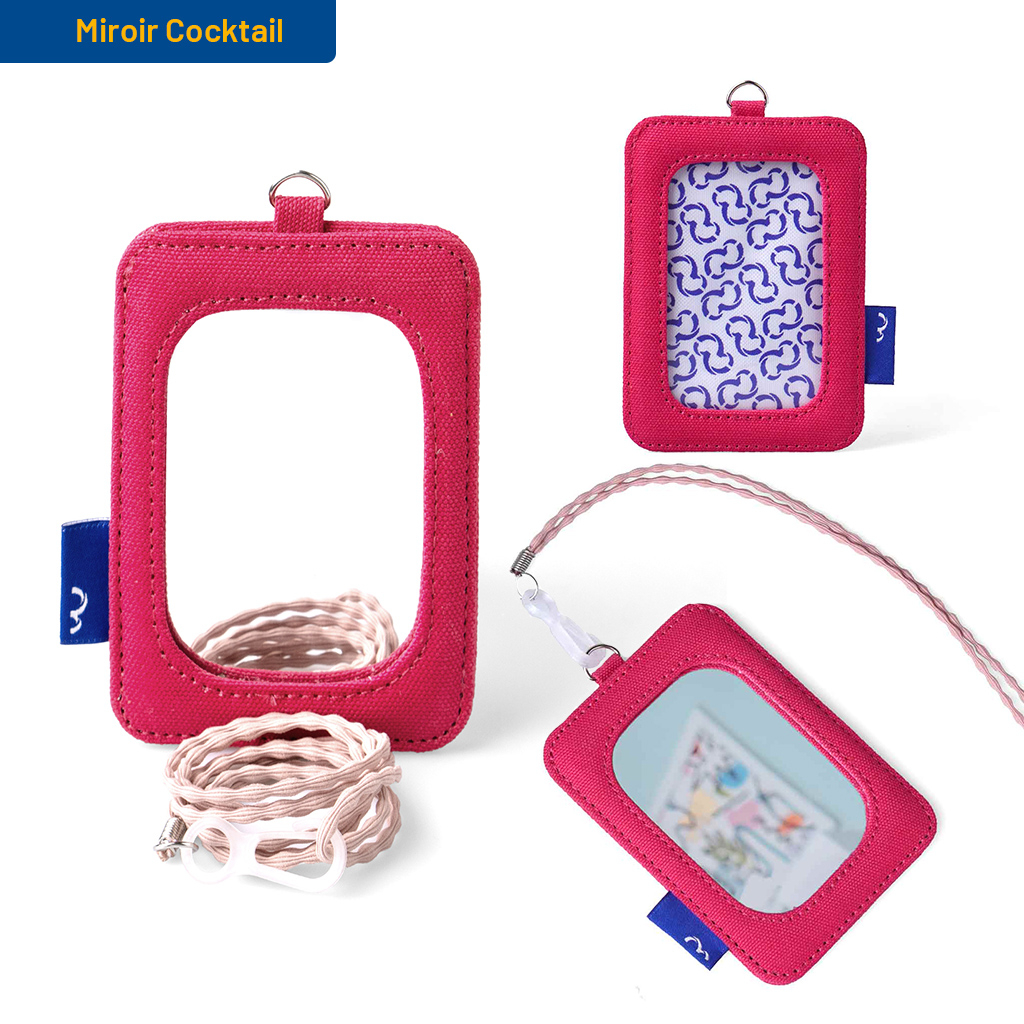 Jual Wallts Miroir - ID Card Lanyard Gantungan Name Tag Kaca Cermin ...