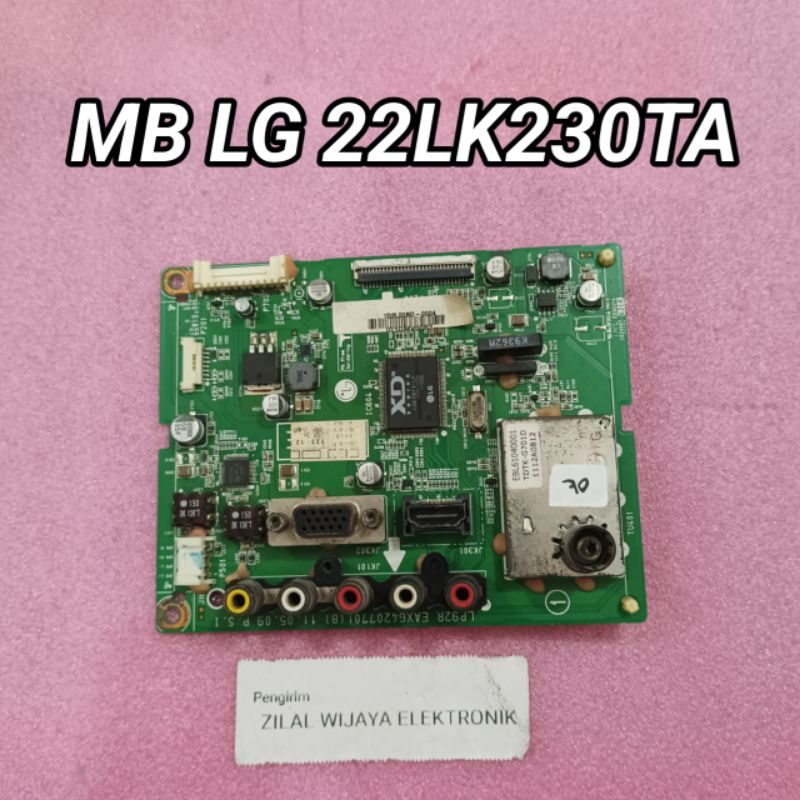 Jual LG 22LK230 / 22LK230TA - MB - MAINBOARD - MOTHERBOARD - BOARD - MOBO - MESIN TV | Shopee ...
