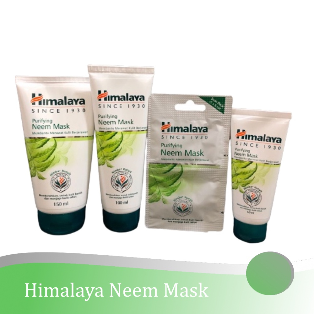 Jual MFI - Himalaya Purifying Neem Mask Series | Shopee Indonesia
