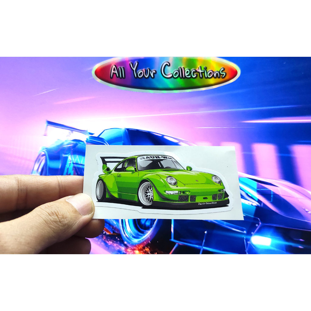 Jual STICKER PORSCHE 911 RWB VIRAL STIKER VINYL CUTTING | Shopee Indonesia