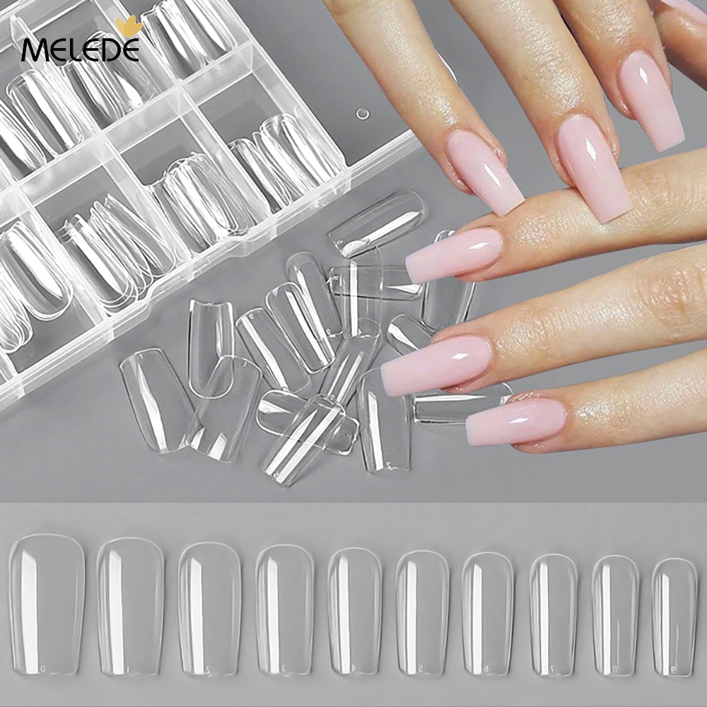 Jual MELEDE 100pcs box Kuku Palsu extension/KUKU PALSU Nail Art DIY ...